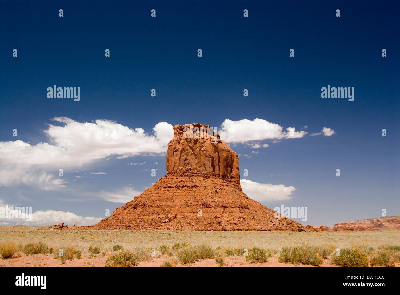 scenery landscape rock desert los Gigantes Buttes Round rock Arizona ...