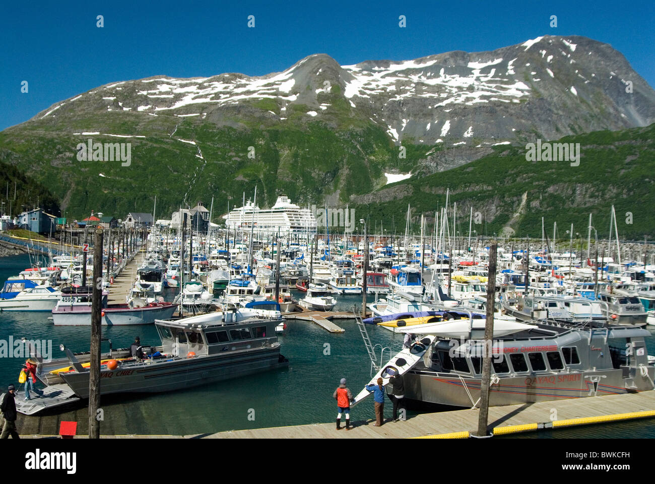 harbor cruise cruise ship boats Seward Harbor Seward USA America United ...
