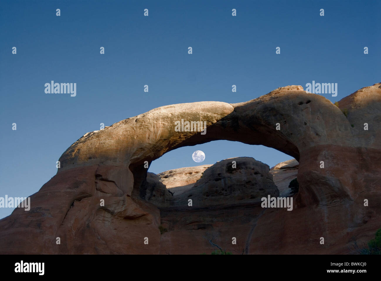 Rattlesnake Arch rock cliff bridge cliff curve stone arch stone bridge ...