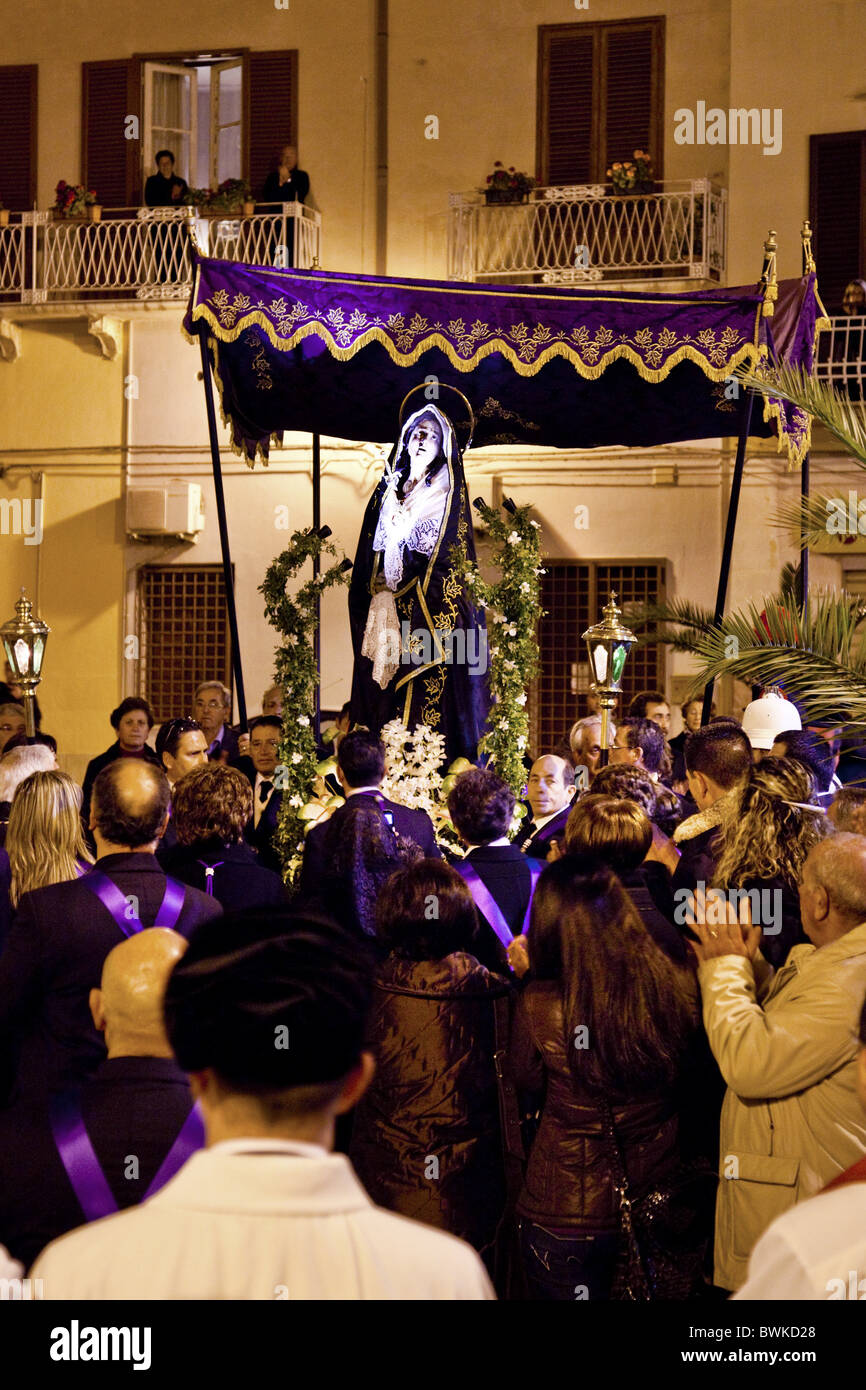 Holy Thursday procession, Marsala, Sicily, Italy Stock Photo - Alamy