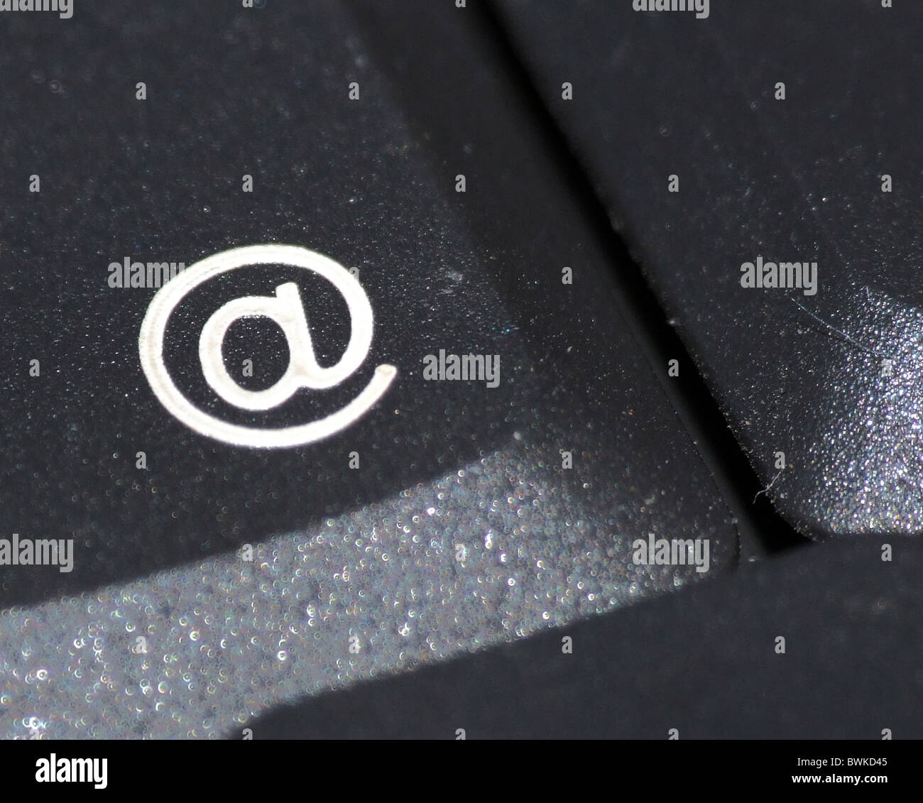 at-sign symbol keyboard detail key EDP Electronic Data Procession ...