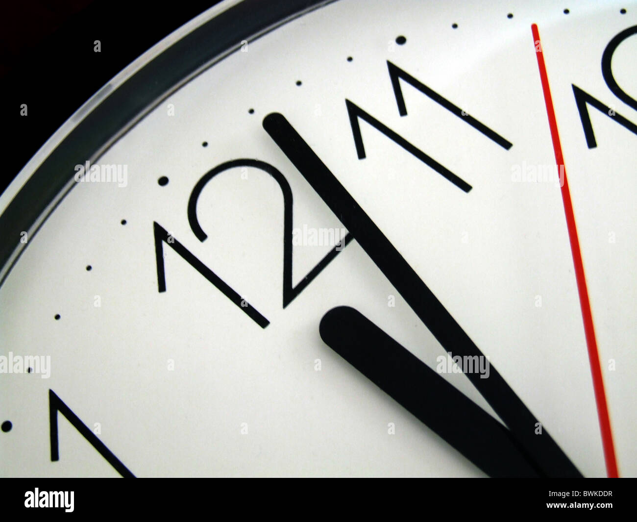 before 12 clock dial different back to front counterclockwise pointer ...