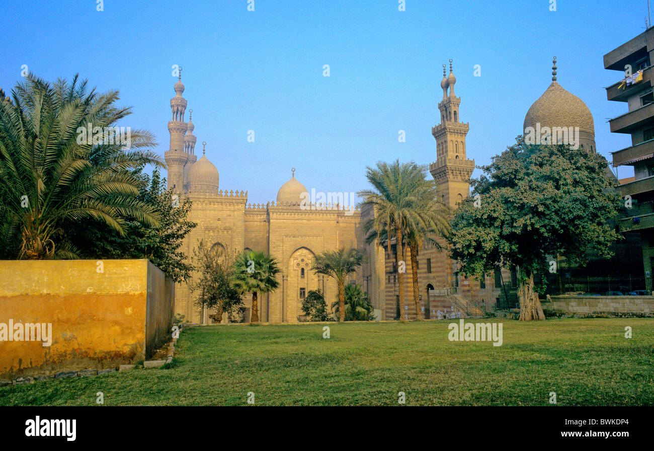 Egypt North Africa Cairo sultan Hassan mosque Al-Rifai mosque Salah el ...