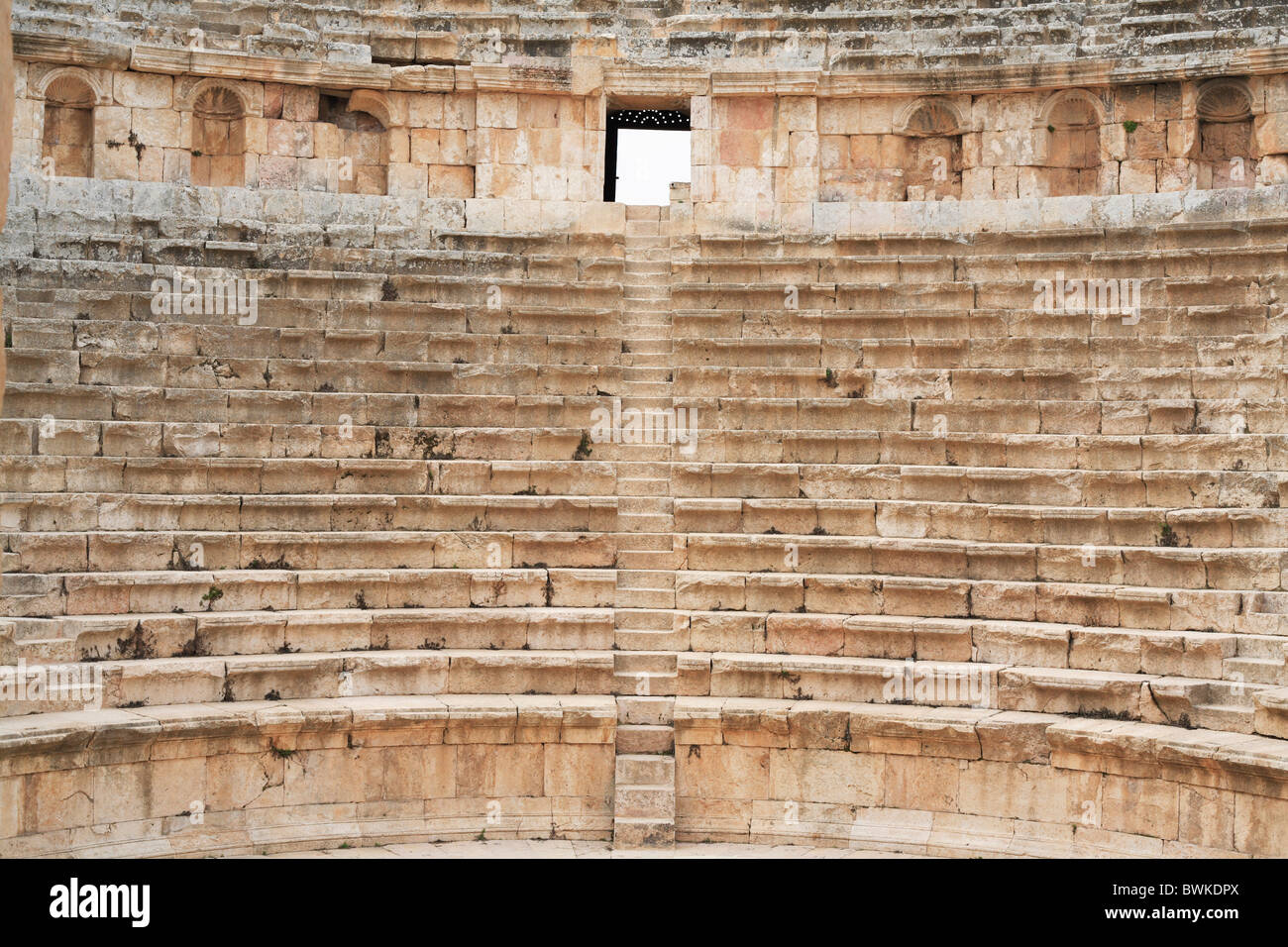 Gerasa Jerash theater south theater rows architecture historical ...