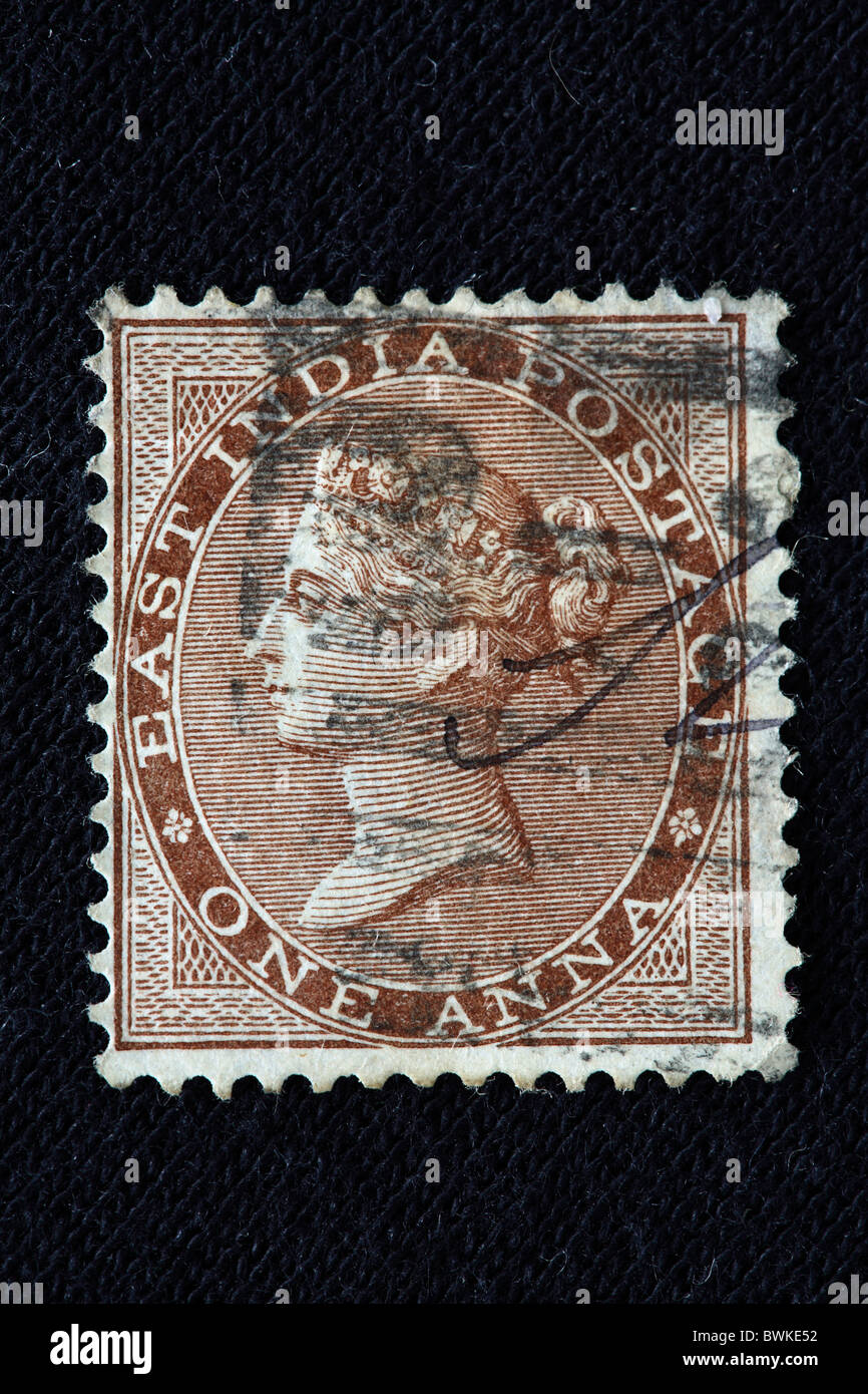 stamp historical history queen Victoria England 1837-1901 One Anna East ...