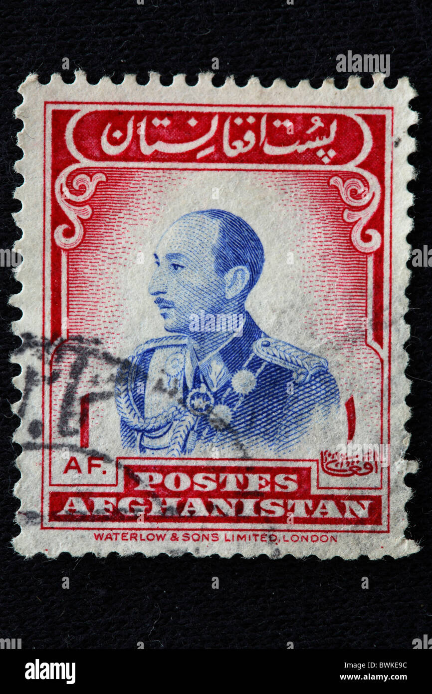 stamp historical history Mohammed Sahir shah last king 1933-1973 ...