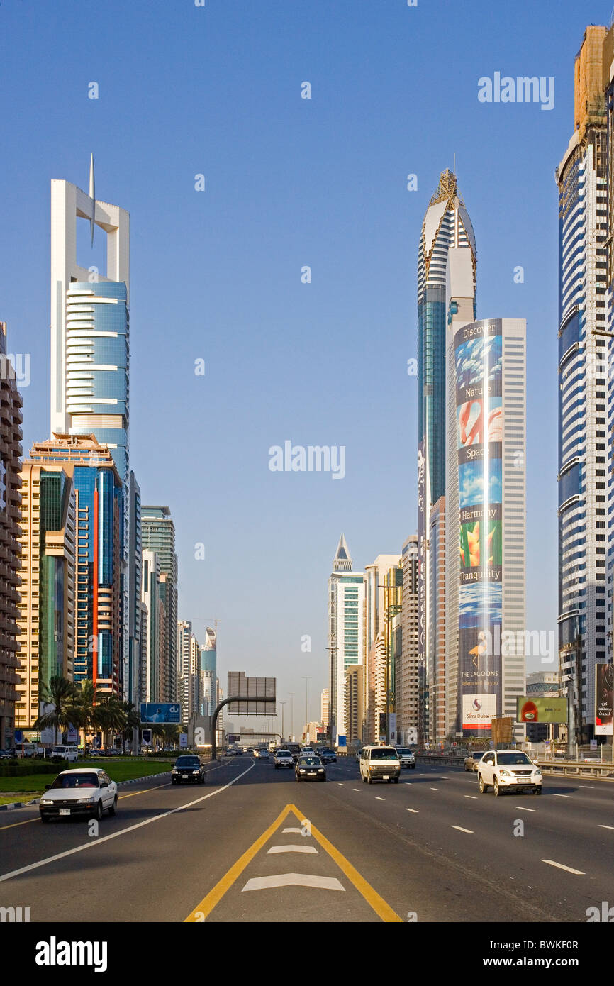 United Arab Emirates Asia Middle East Arabia East UAE Dubai town city ...