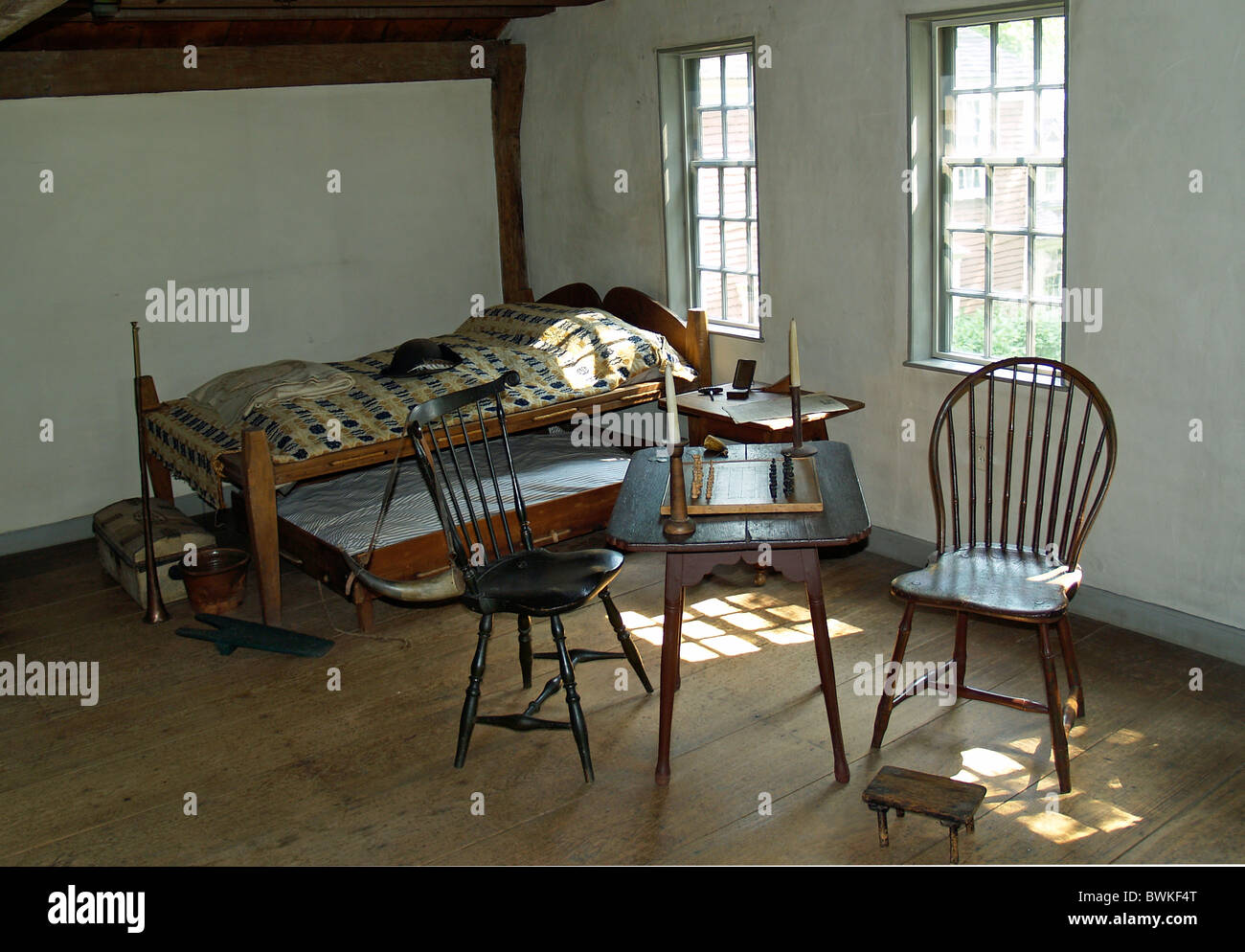 Interior room of Longfellow's Wayside Inn,Sudbury,Massachusetts Stock ...