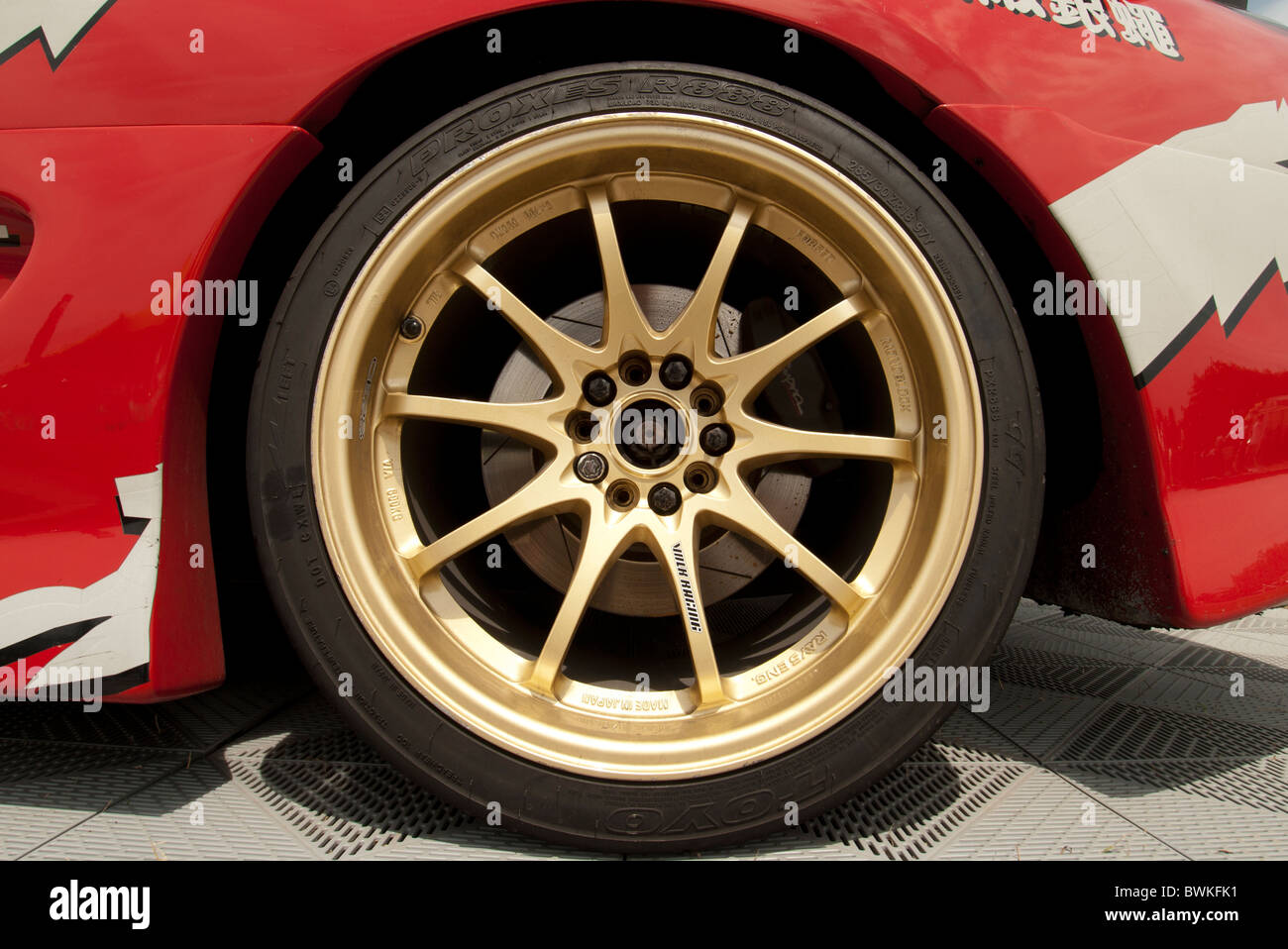 wheel sports car Stock Photo - Alamy