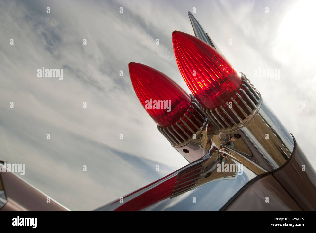 Rear taillight Cadillac Stock Photo - Alamy