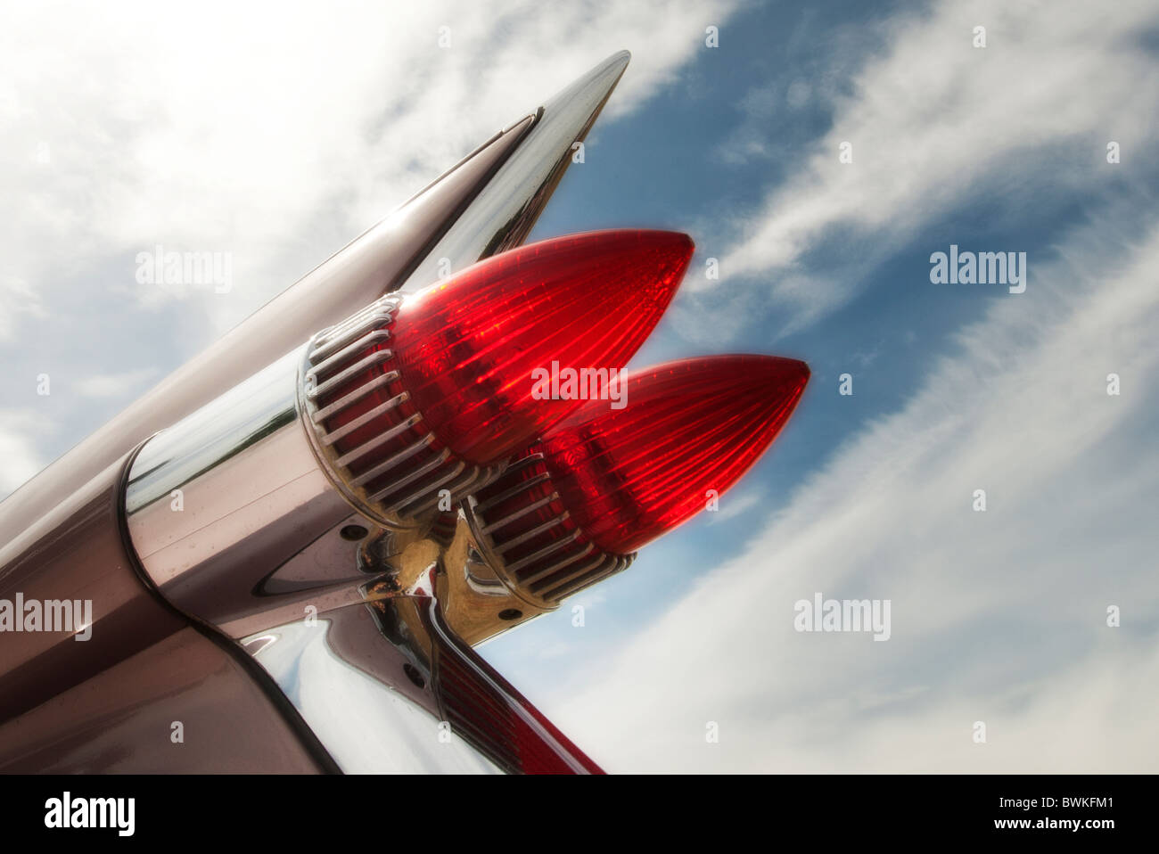 rear taillight cadillac Stock Photo - Alamy