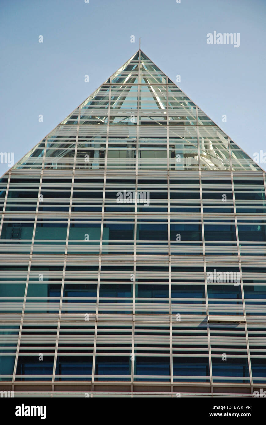 Germany Europe Ulm library new central library town library pyramid ...