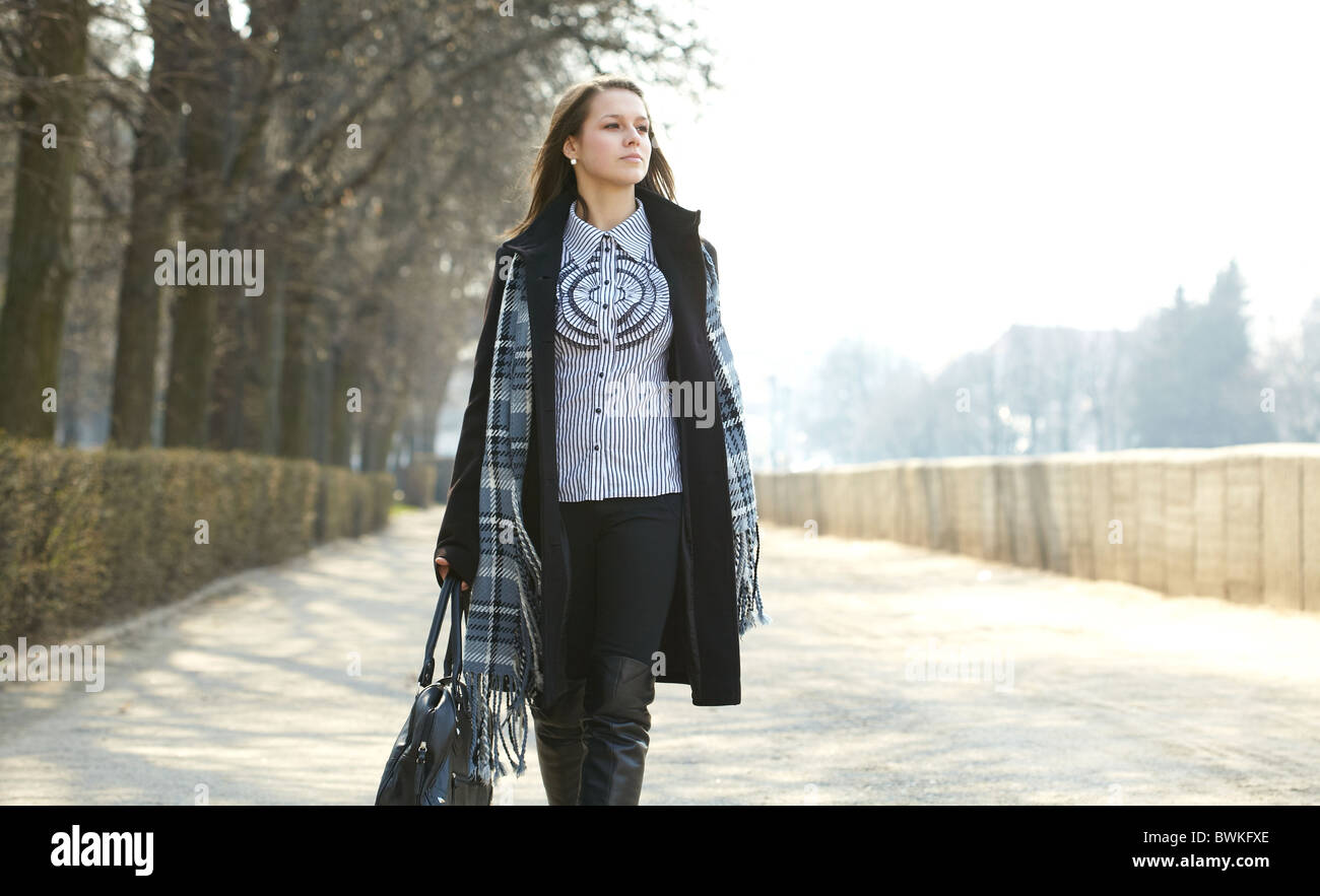 pretty women in the park Stock Photo - Alamy