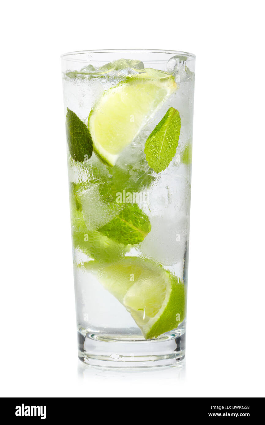 Drink ice lime fresh Cut Out Stock Images & Pictures - Alamy