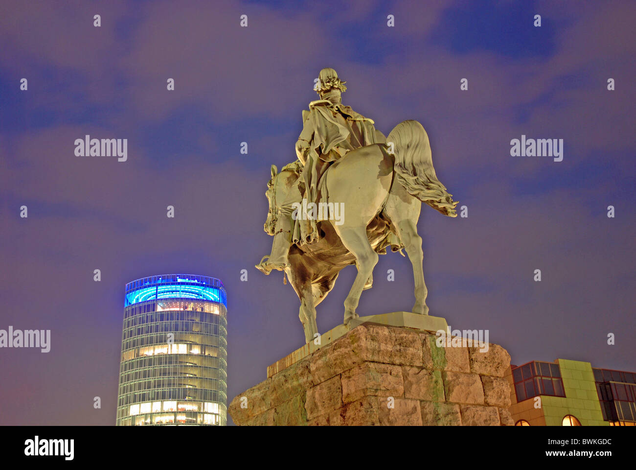 Germany Europe Cologne KolnTriangle Triangle LVR tower Koln-Deutz ...