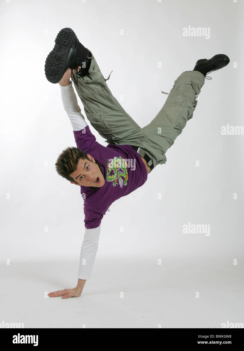 break dance Breakdancer man young youngsters teenagers youngster sporty ...