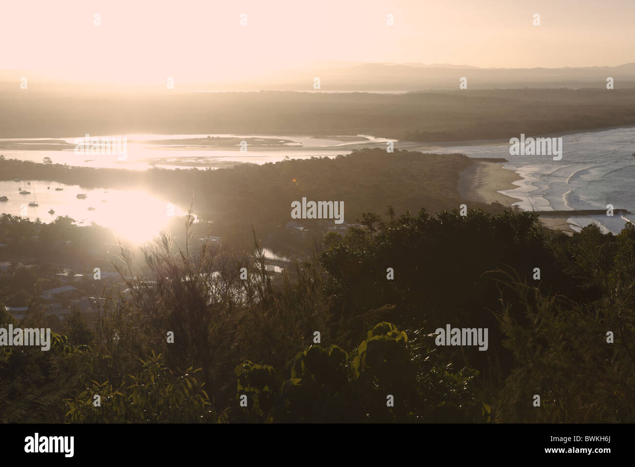 Australia, Queensland, Sunshine Coast, Noosa Heads, Noosa Lookout ...