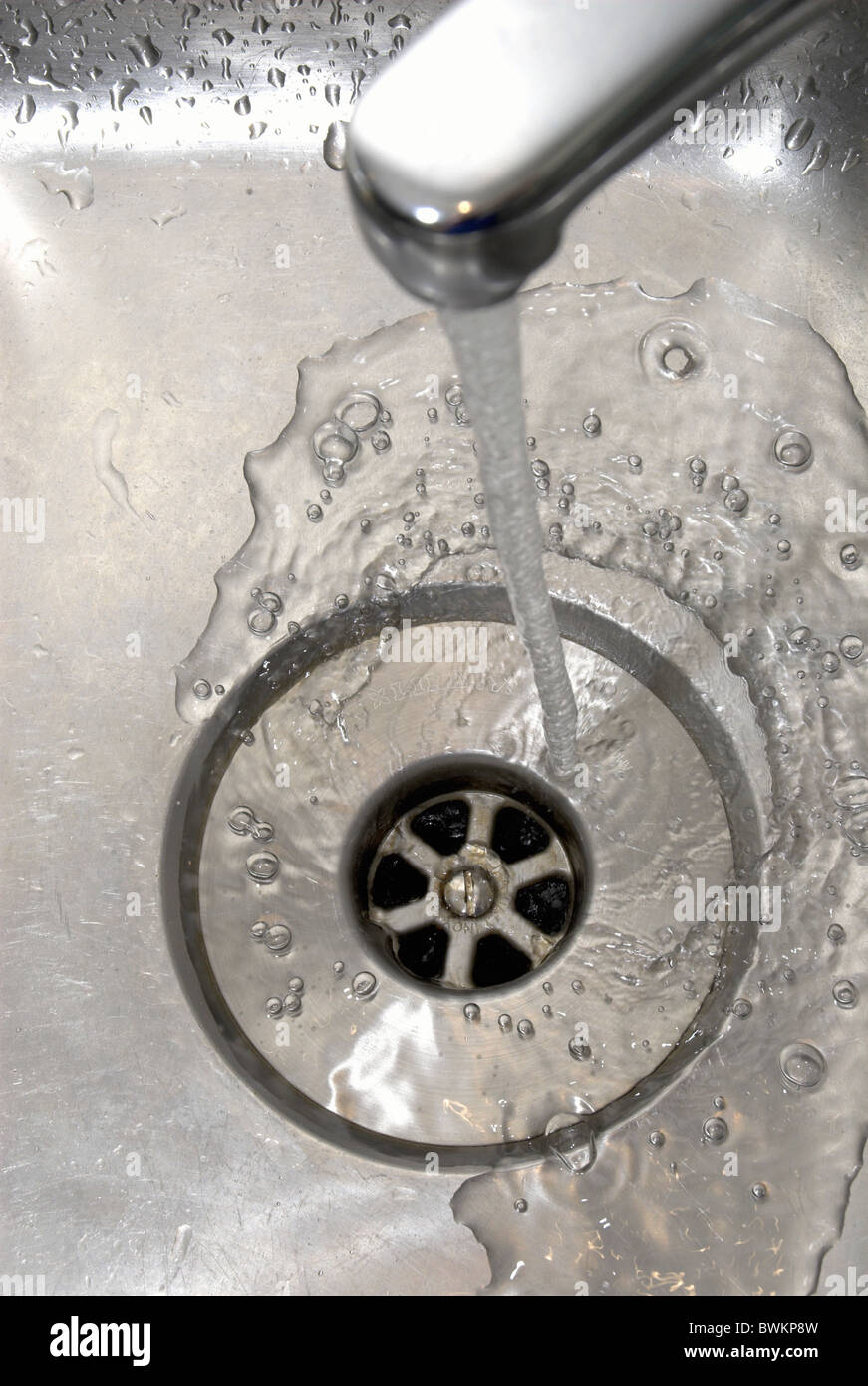 run-off drainage expiry drain water metal wash basin sink washbasin ...
