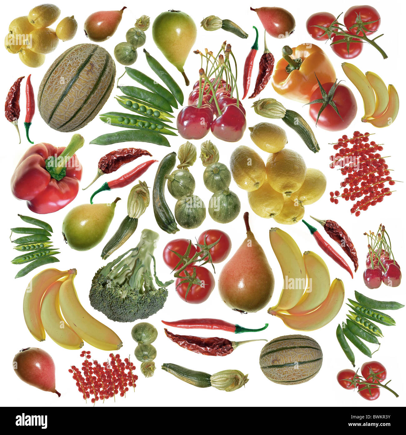 collage fruit background Stock Photo - Alamy