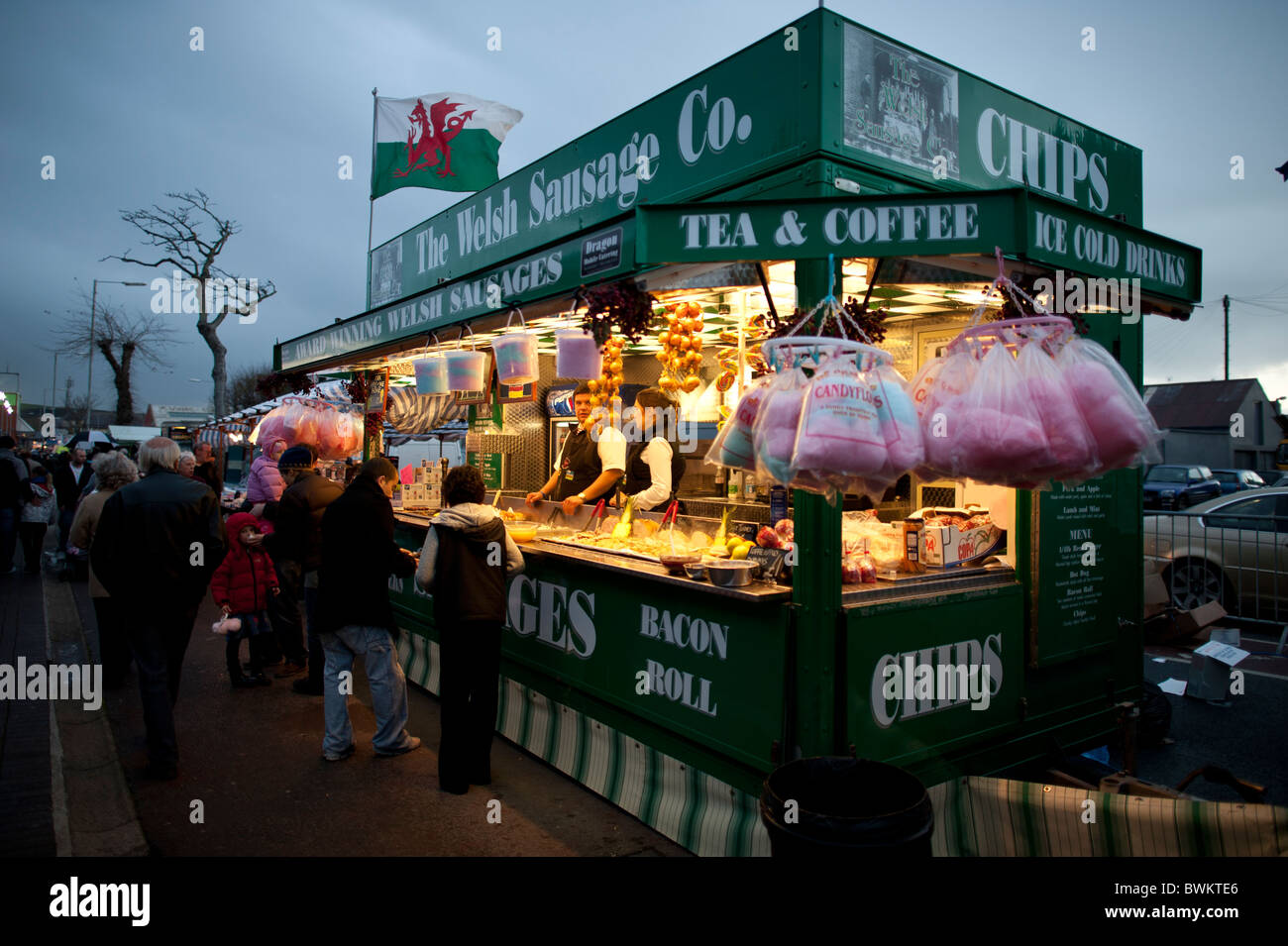 Welsh fair sausages hi-res stock photography and images - Alamy