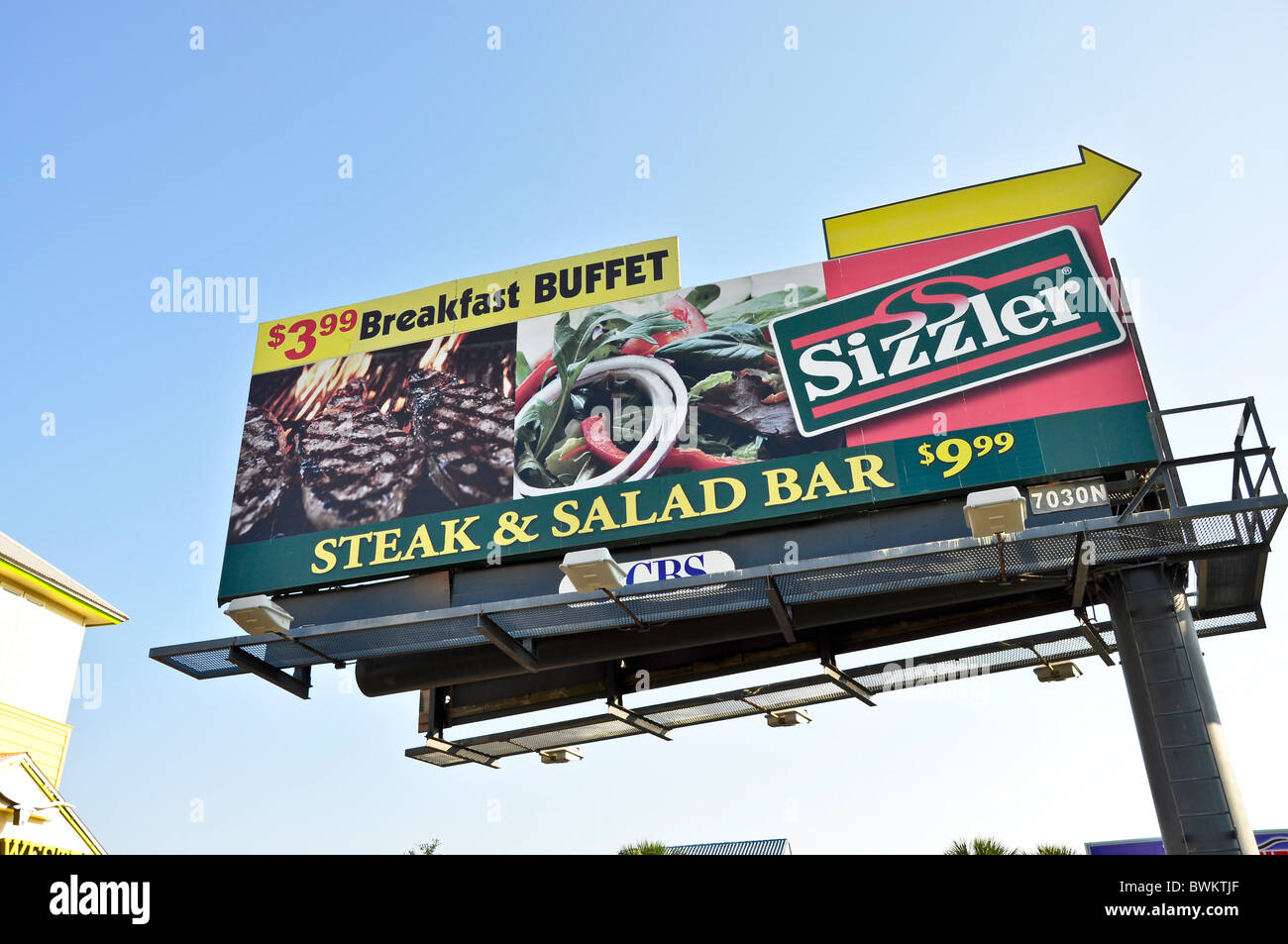 Advertising board USA Stock Photo - Alamy