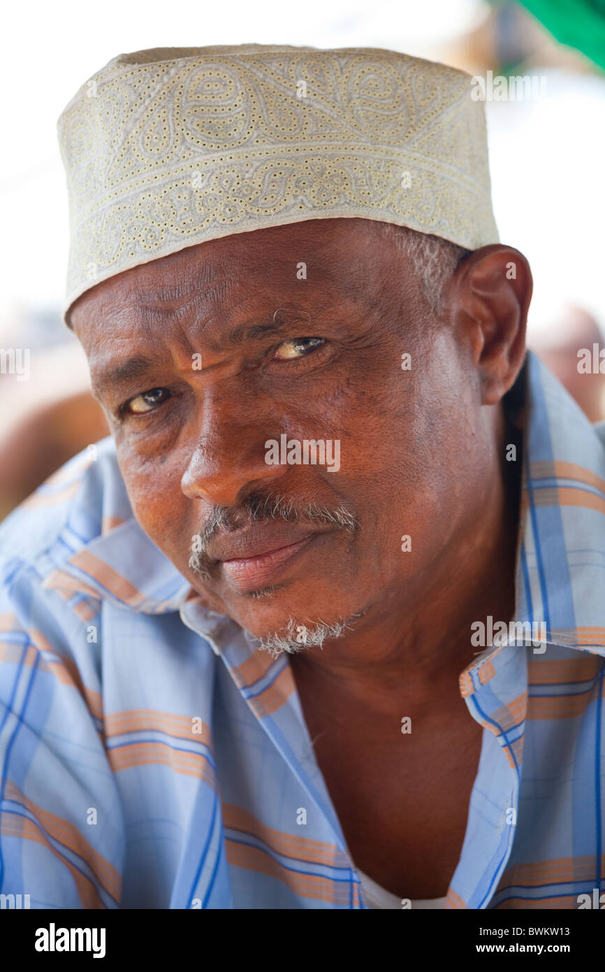 Muslim man, Lamu Island, Kenya Stock Photo - Alamy