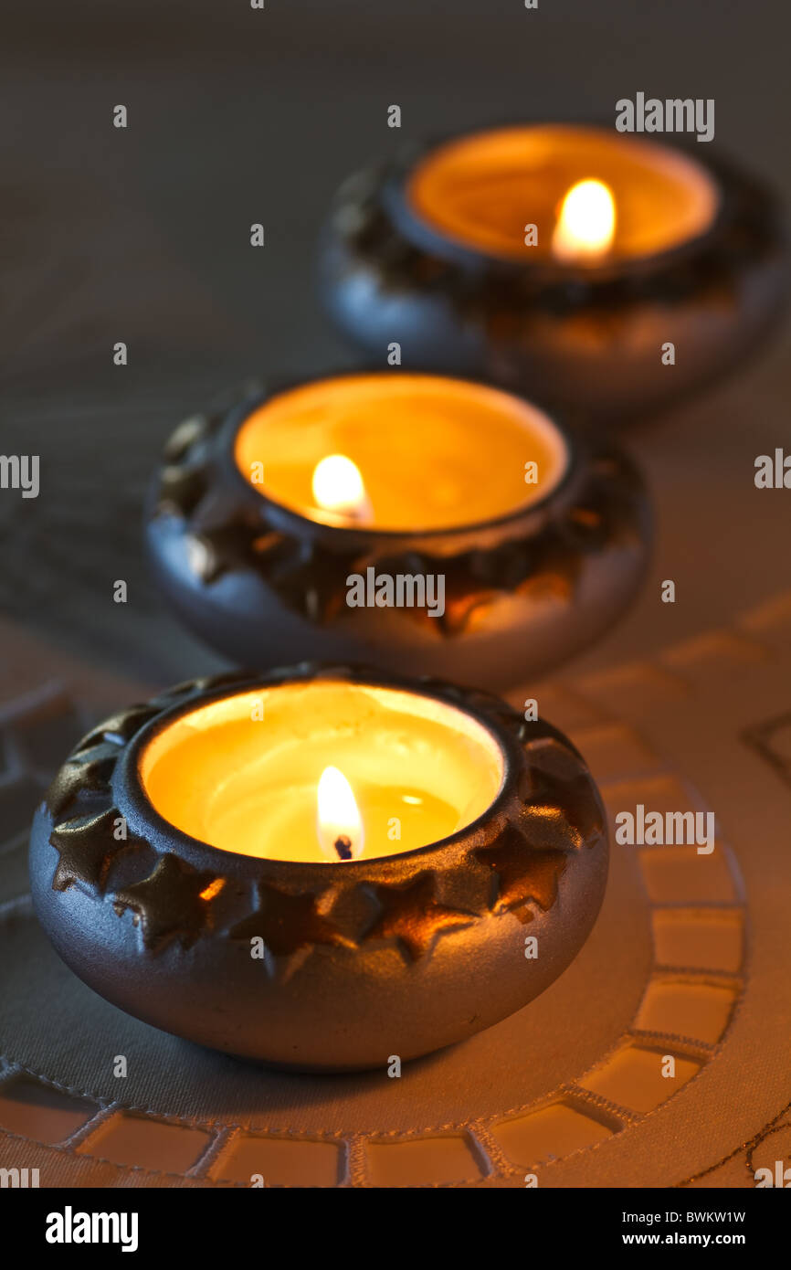 Candle with stars hi-res stock photography and images - Alamy