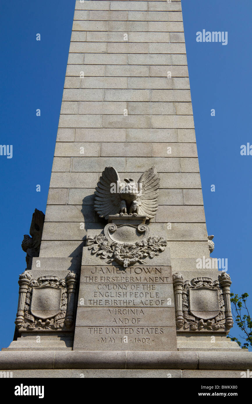 Tercentennial Monument, Jamestown, Colonial National Historical Park ...
