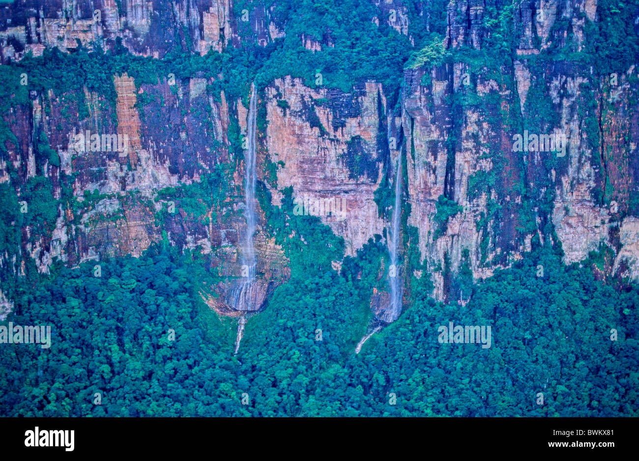 Venezuela South America Tepui Table Mountains Waterfalls Waterfall ...