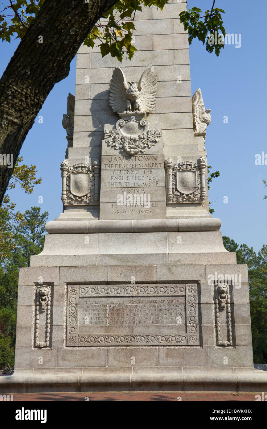Tercentennial Monument, Jamestown, Jamestown, Colonial National ...