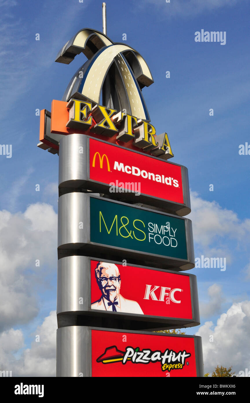 Kfc motorway services hi-res stock photography and images - Alamy