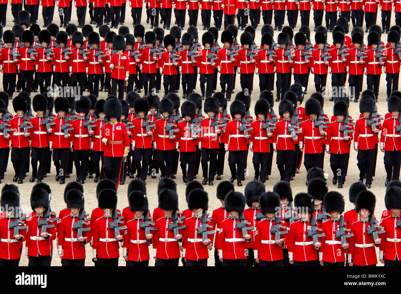 UK London Trooping the Colour Queen Elizabeth II Military ceremony ...