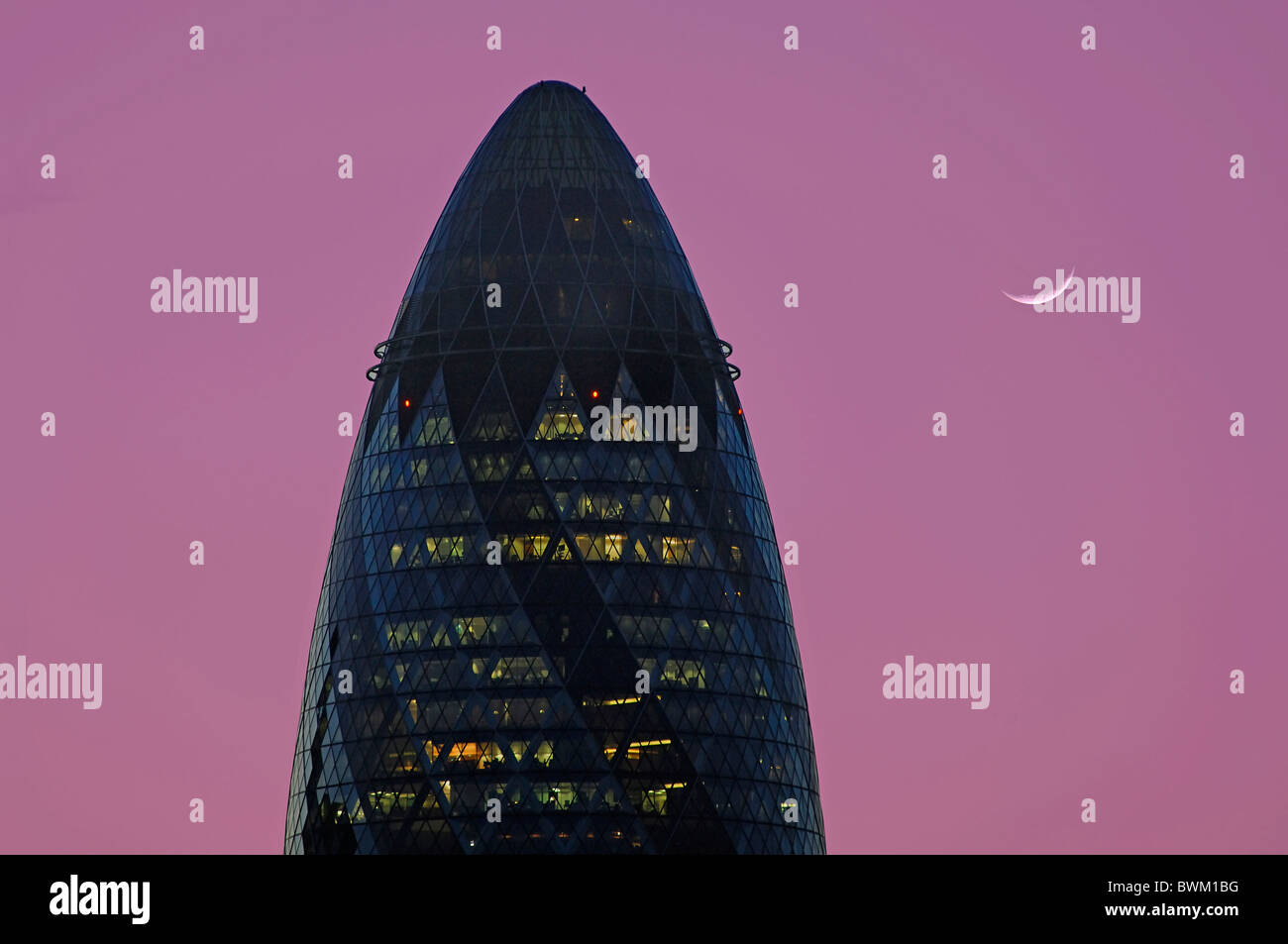 UK London 30 St. Mary Axe Building City Great Britain Europe England ...