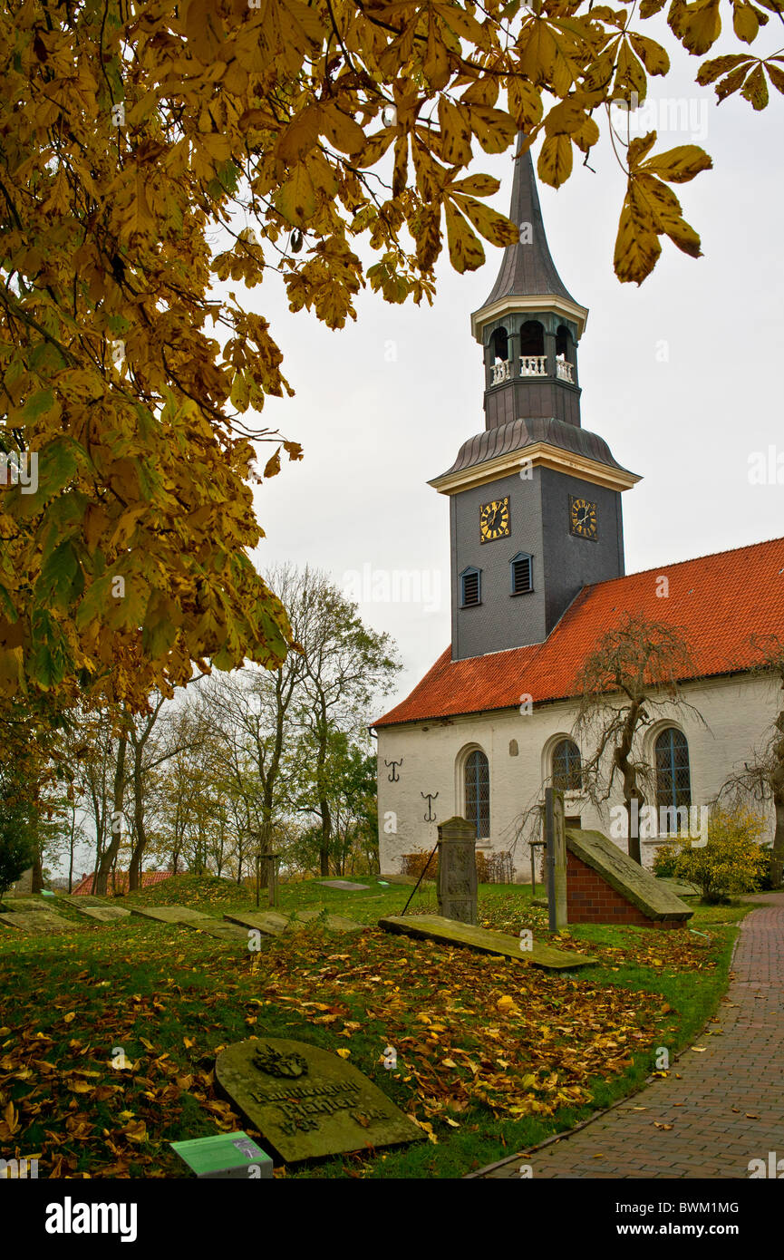 Lutheran Church in Lunden, Dithmarschen, Schleswig-Holstein, Germany ...
