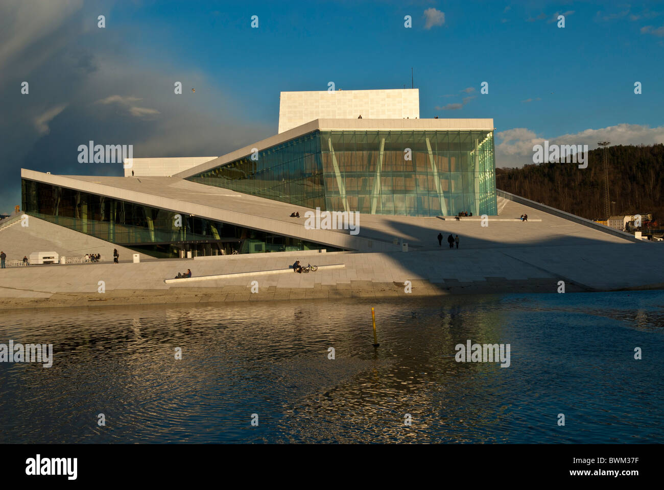 Opera house building exteriors Oslo Norway Scandinavia Stock Photo - Alamy