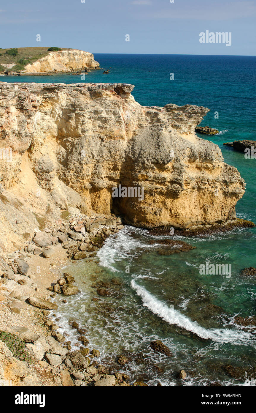 Puerto Rico Cabo Rojo Southcoast Caribbean Coast Rocks Sea Ocean ...