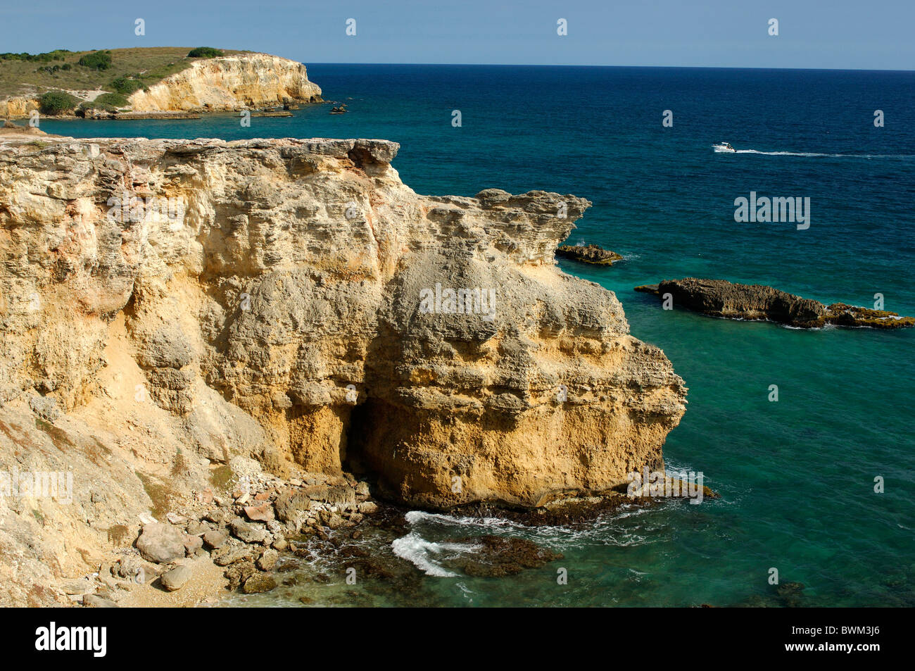 Puerto Rico Cabo Rojo Southcoast Caribbean Coast Rocks Sea Ocean ...
