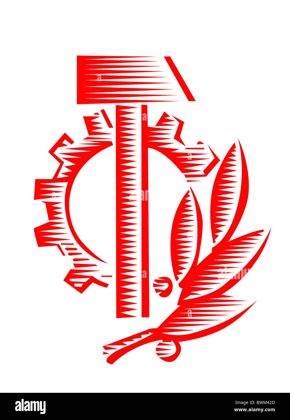 Allegory of drawing and painting Cut Out Stock Images & Pictures - Alamy