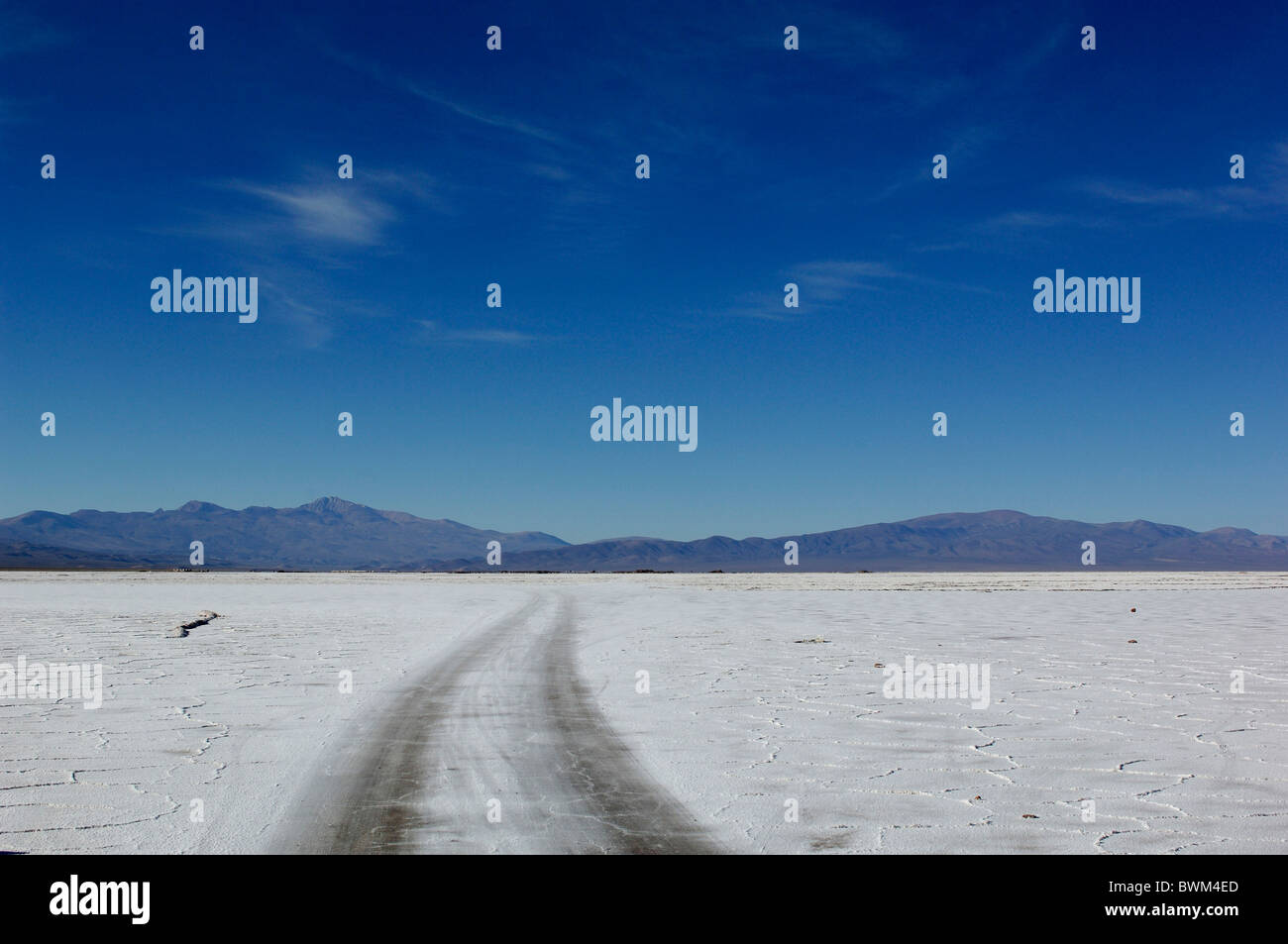 Argentina South America Salinas Grandes near Tres Morros Salt Flats ...