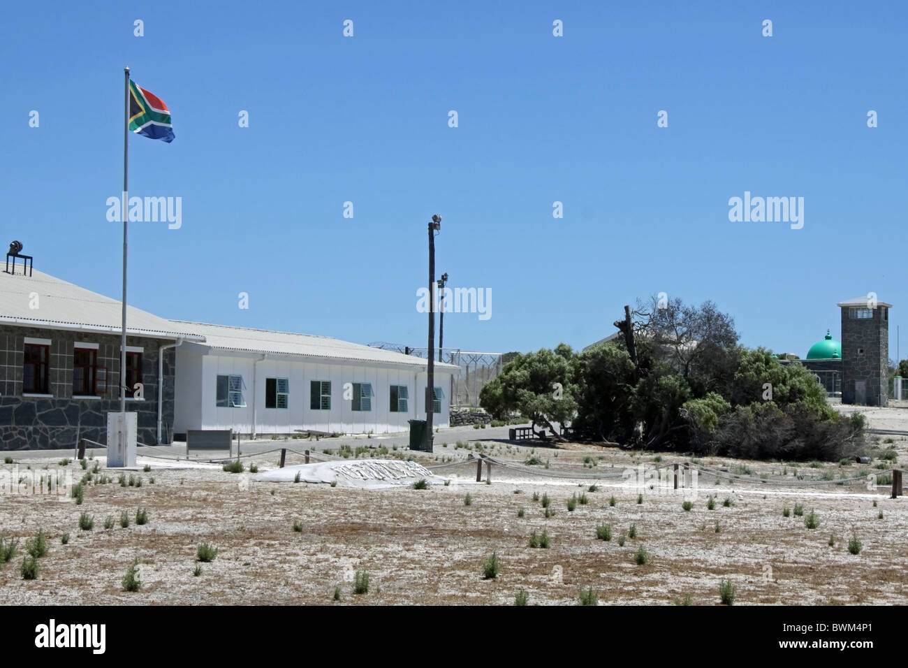 Notorious prison on Robben Island off Cape Town in which Nelson Mandela ...