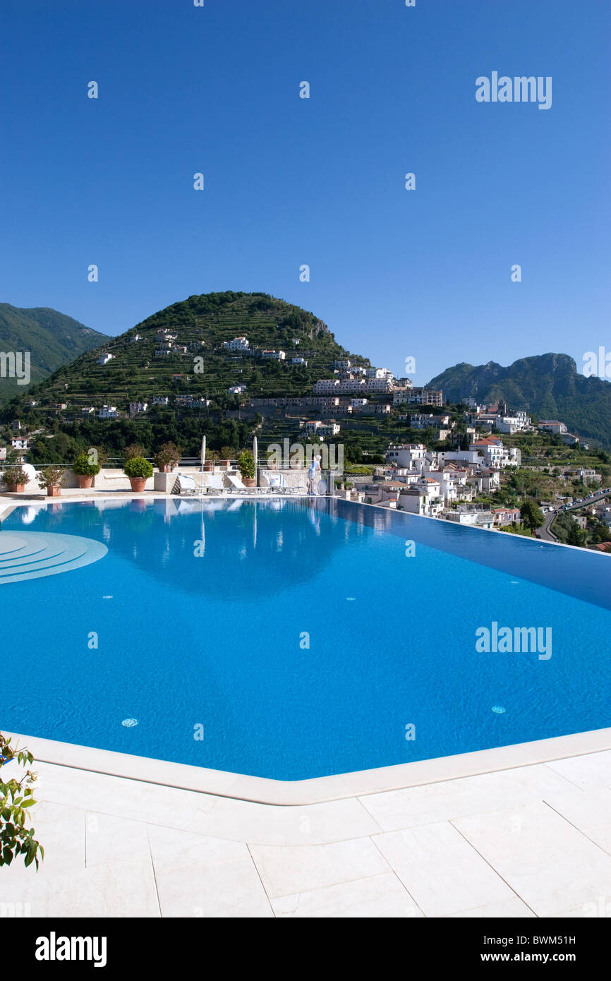 Ravello Caruso Luxury hotel pool Amalfi coast sun Luxury charm charming ...