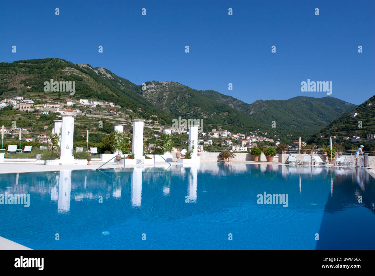 Ravello Caruso Luxury hotel pool Amalfi coast sun Luxury charm charming ...