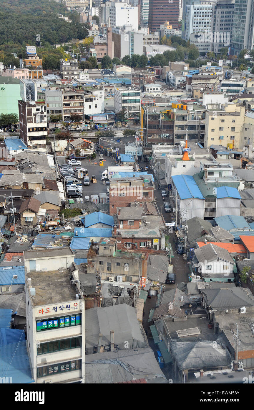 aerial view of Seoul city, South Korea Stock Photo - Alamy