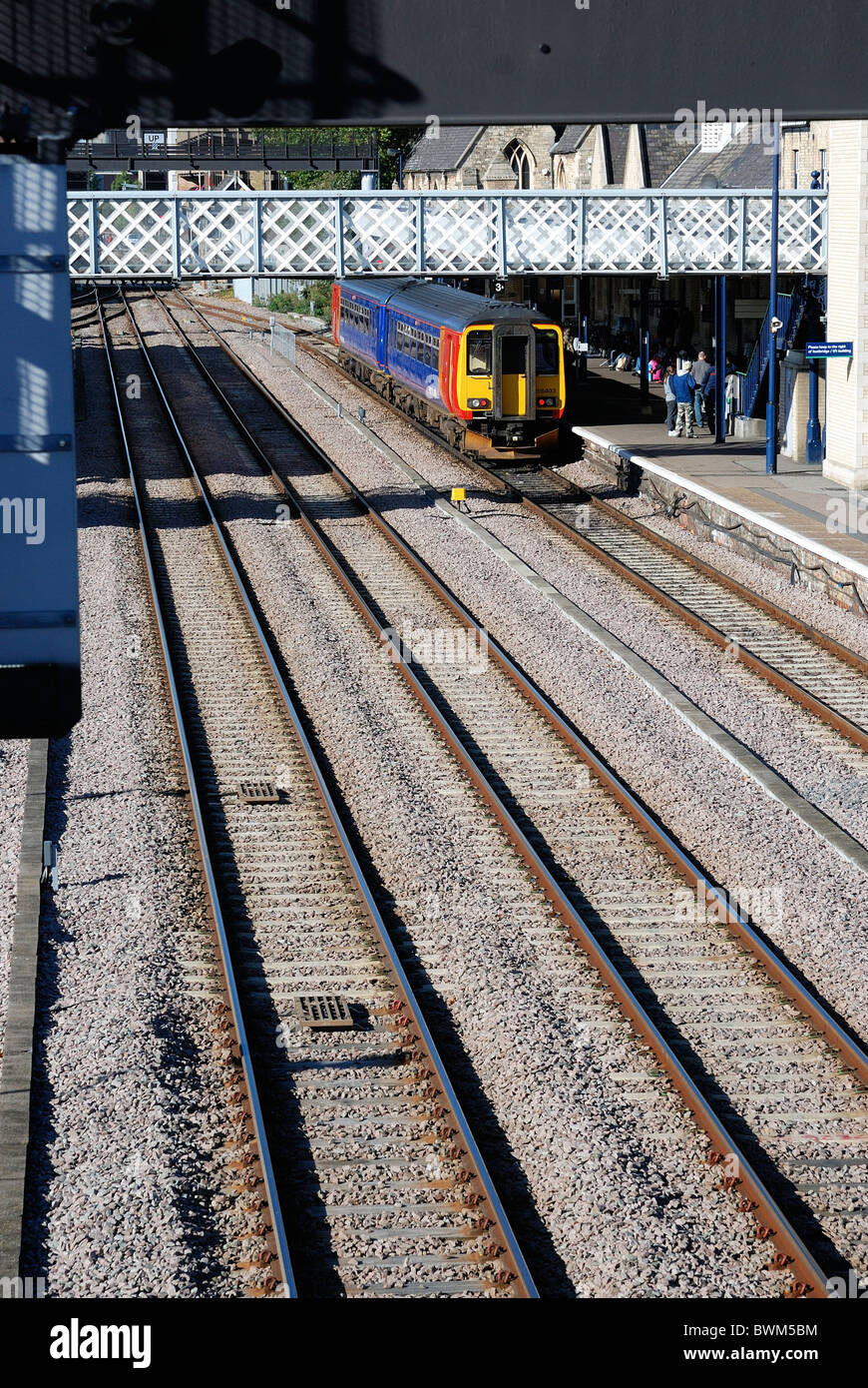 Lincoln railway station england uk Stock Photo - Alamy