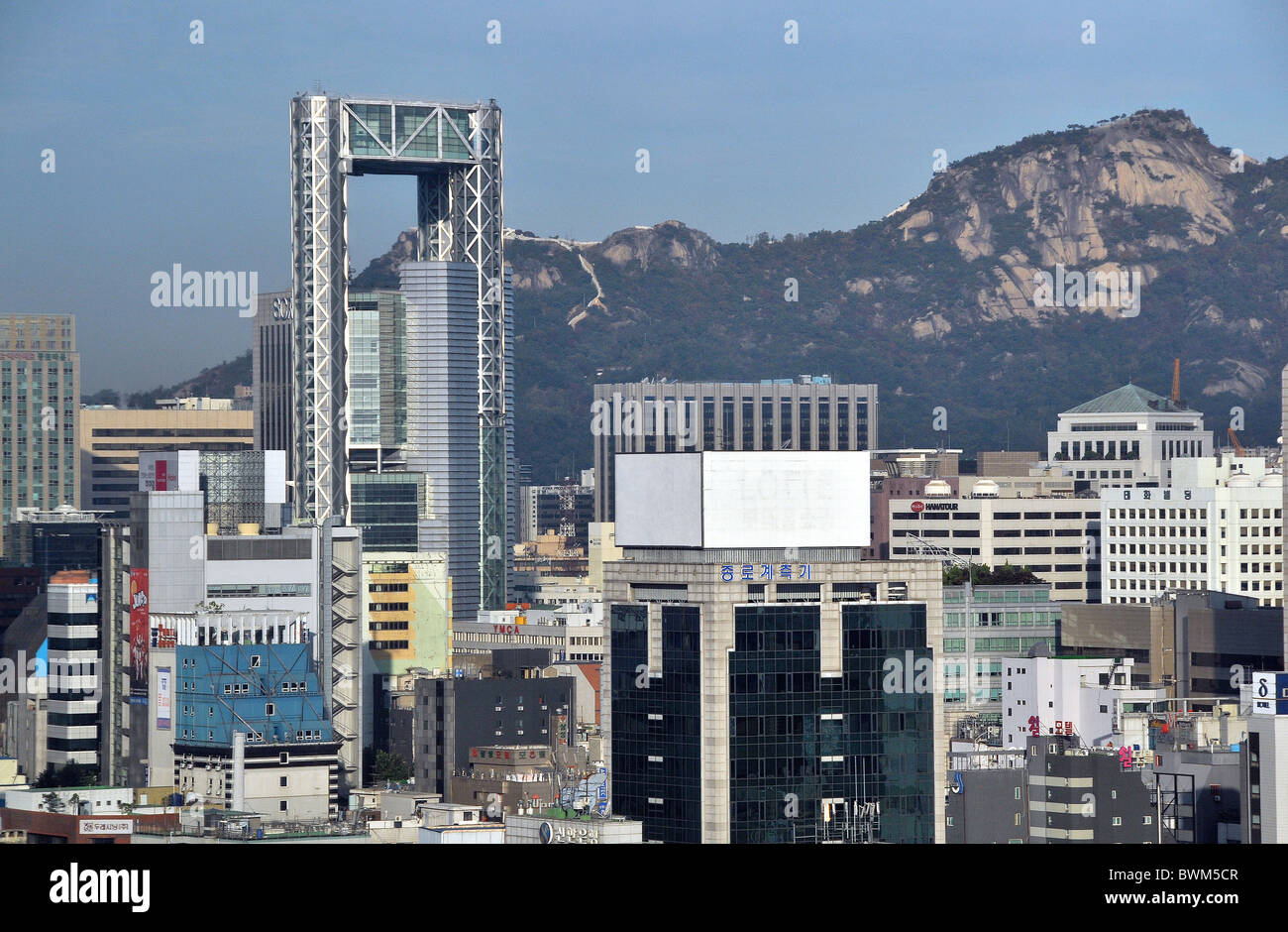 aerial view of Seoul city, South Korea Stock Photo - Alamy