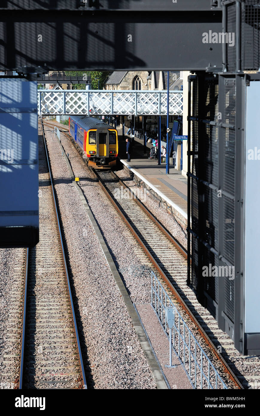 Lincoln railway station england uk Stock Photo - Alamy
