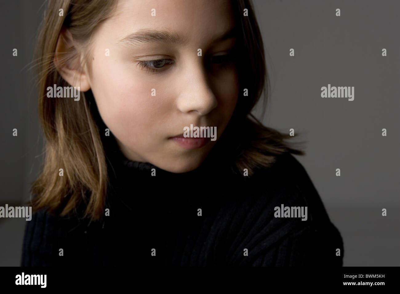 Black female teenager distressed hi-res stock photography and images ...