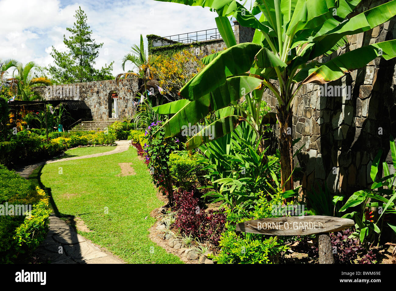 Borneo Garden - Kundasang War Memorial, Sabah Stock Photo - Alamy
