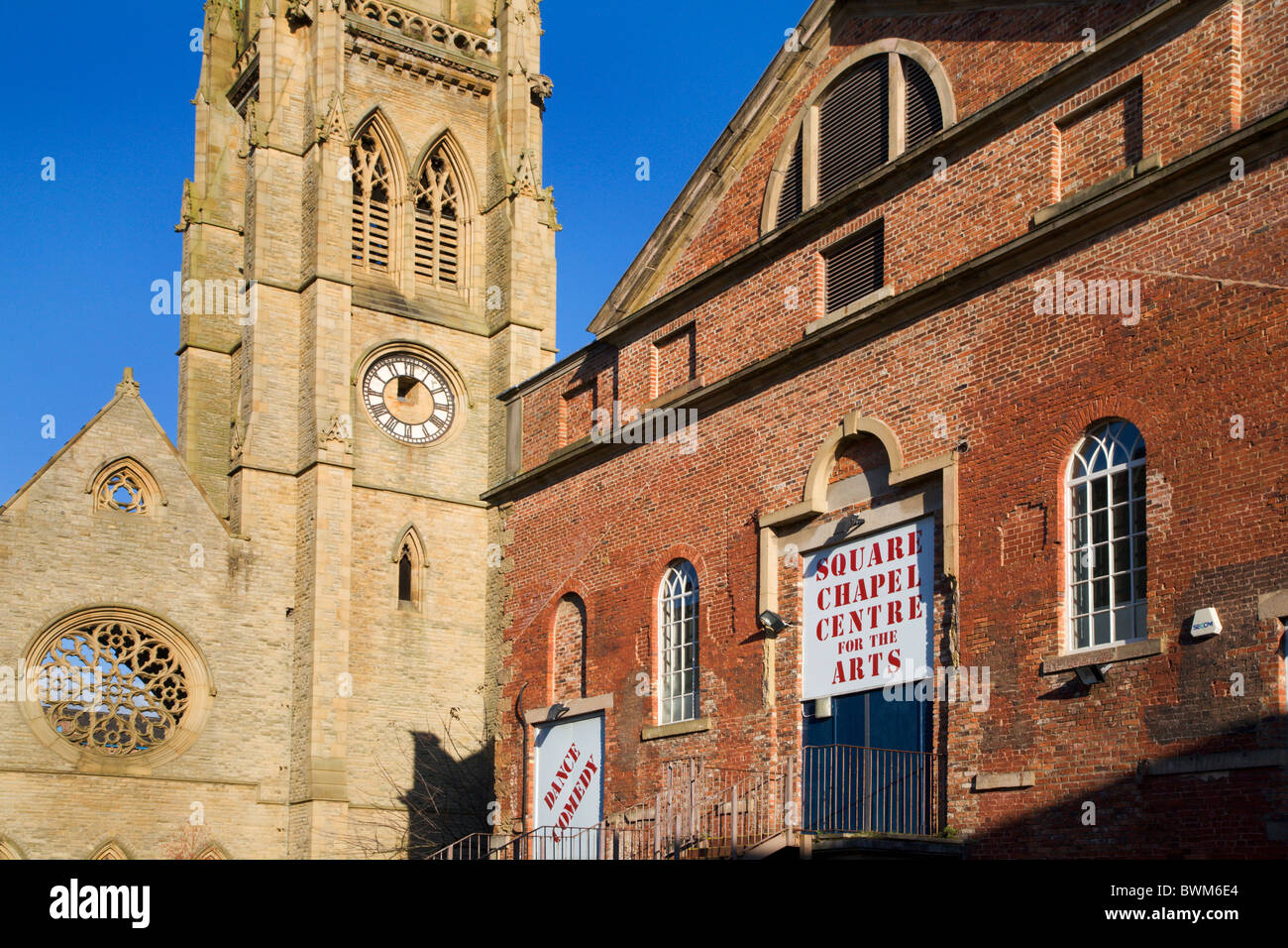 Square Chapel Centre for The Arts Halifax West Yorkshire England Stock ...