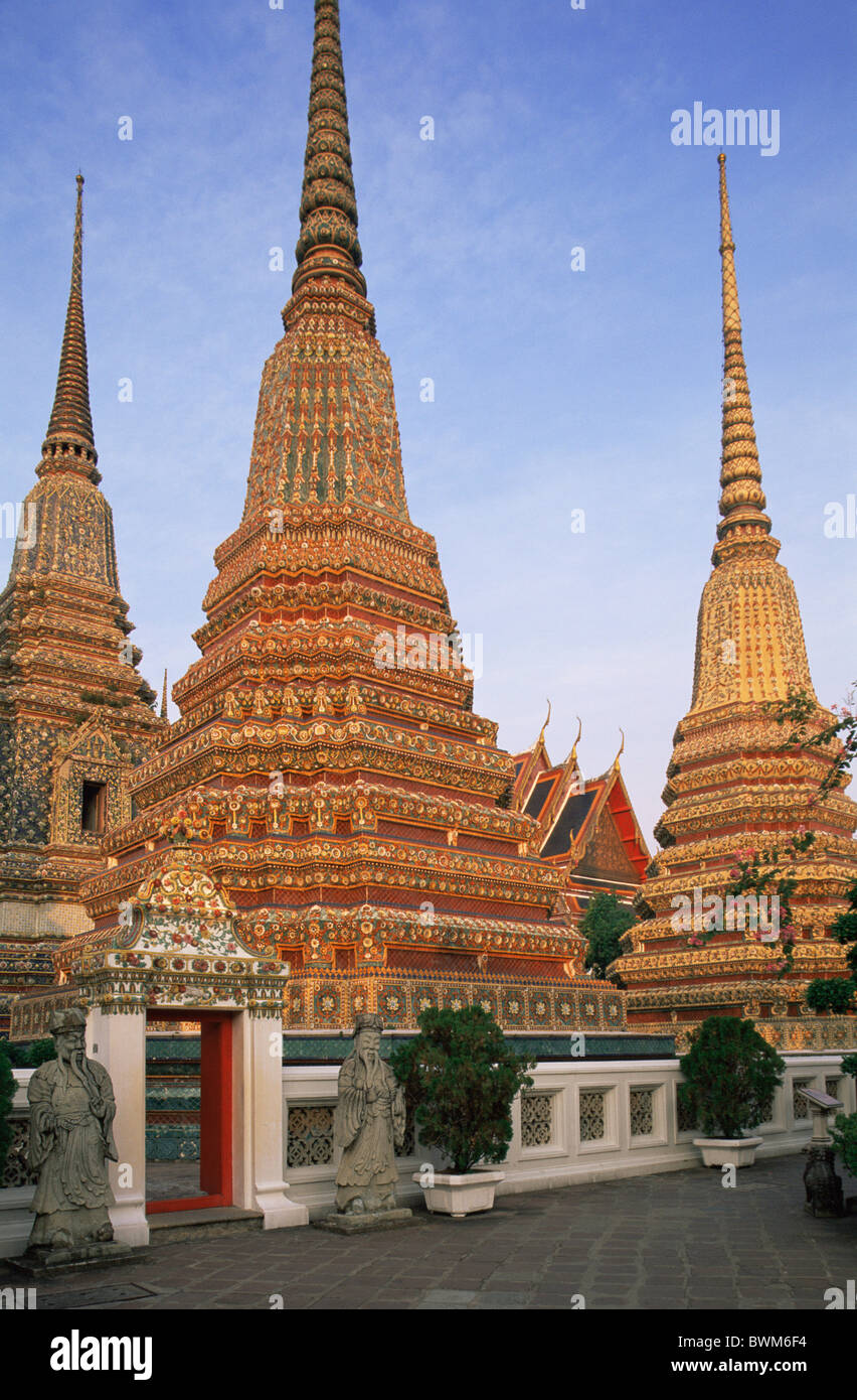 Thailand Asia Bangkok Wat Po Wat Poh Temple Temples Thai Temple Stupa ...